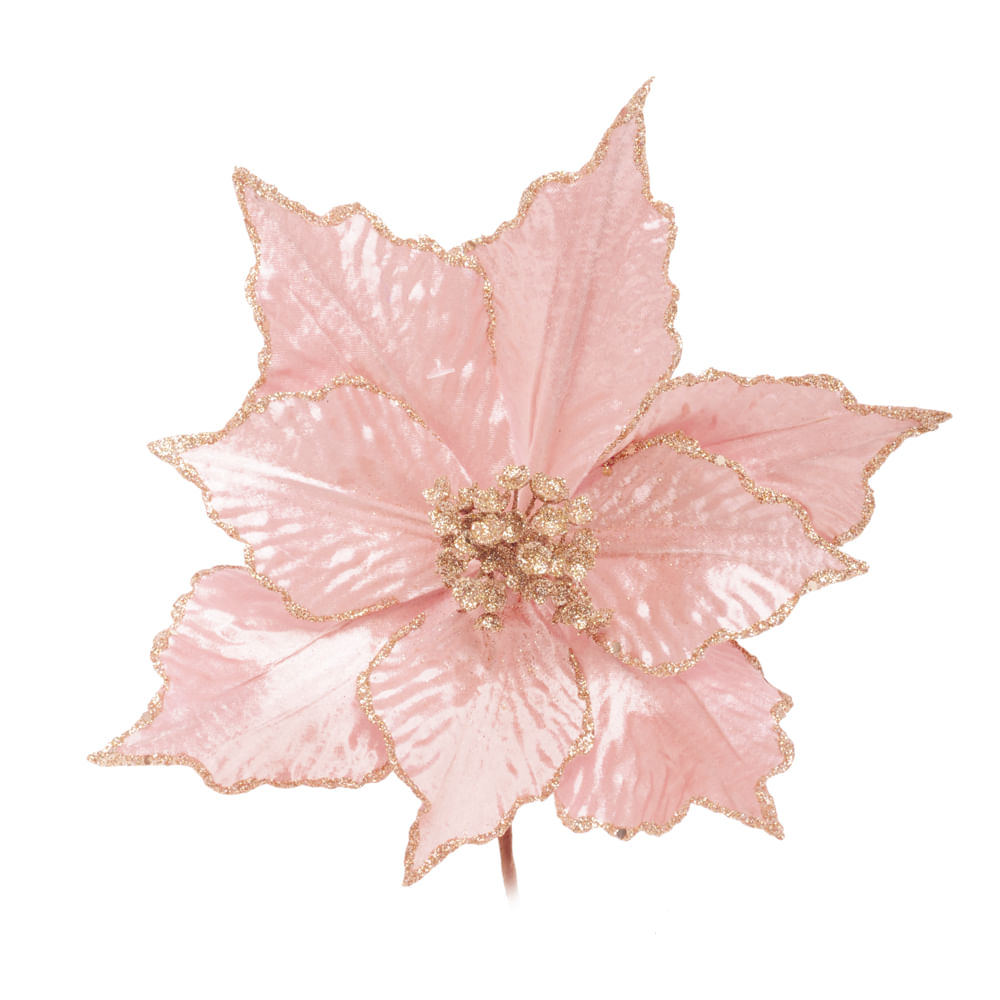 FLOR DECORATIVA CABO CURTO ROSA - Loja Cromus