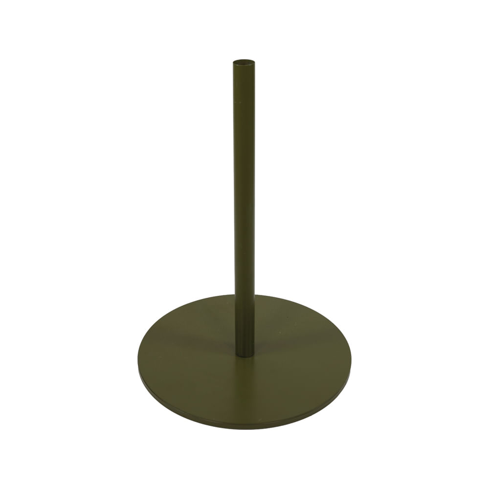 Base Para Flores Com 1 Tubo Em Tecido Verde (Fleur) - Loja Cromus